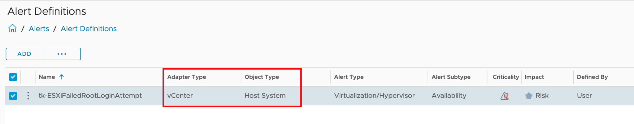 VMware Aria Operations for Logs Alerts as Symptoms in Aria Operations ...